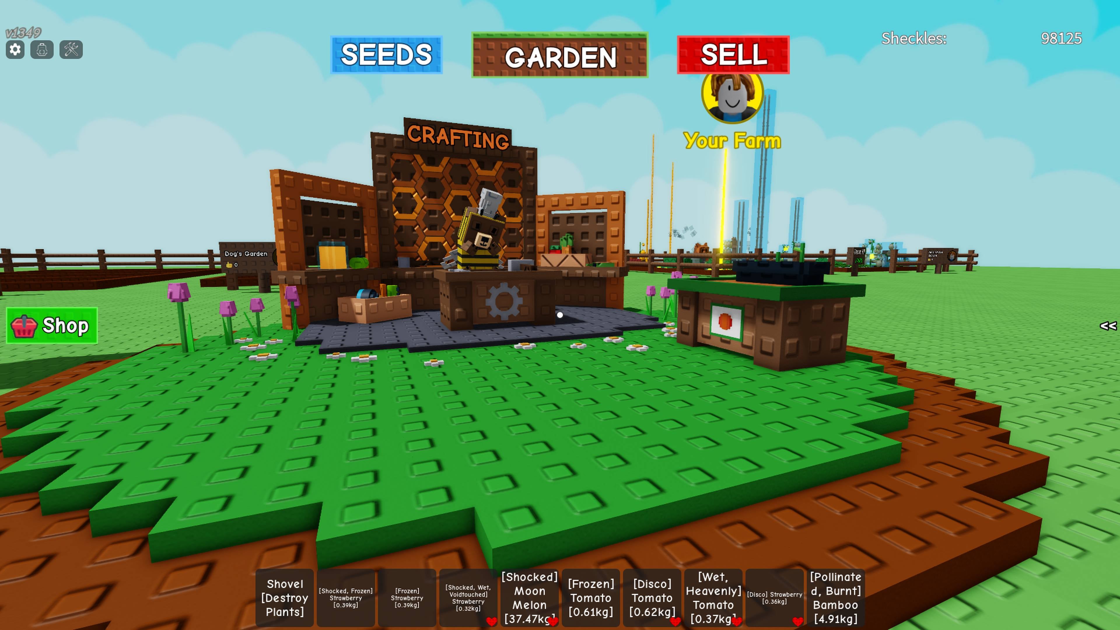 Working Bees update and all crafting recipes in Grow a Garden ...