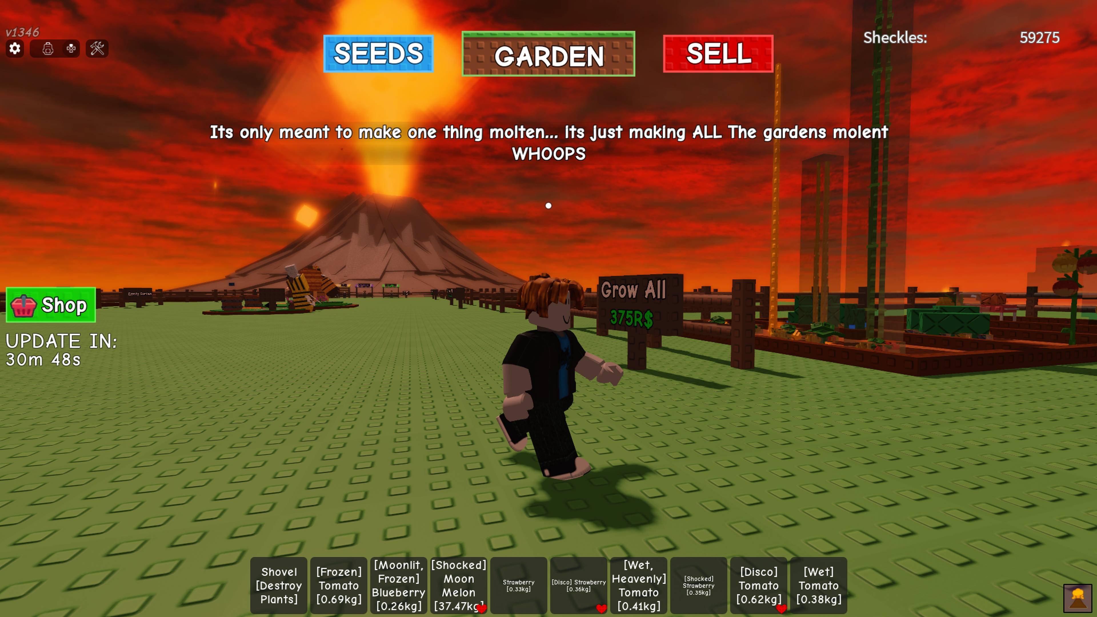 Working Bees update and all crafting recipes in Grow a Garden ...