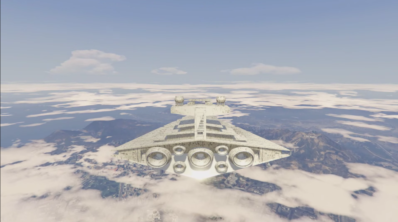 Someone has made a Star Destroyer mod for GTA 5 | VG247