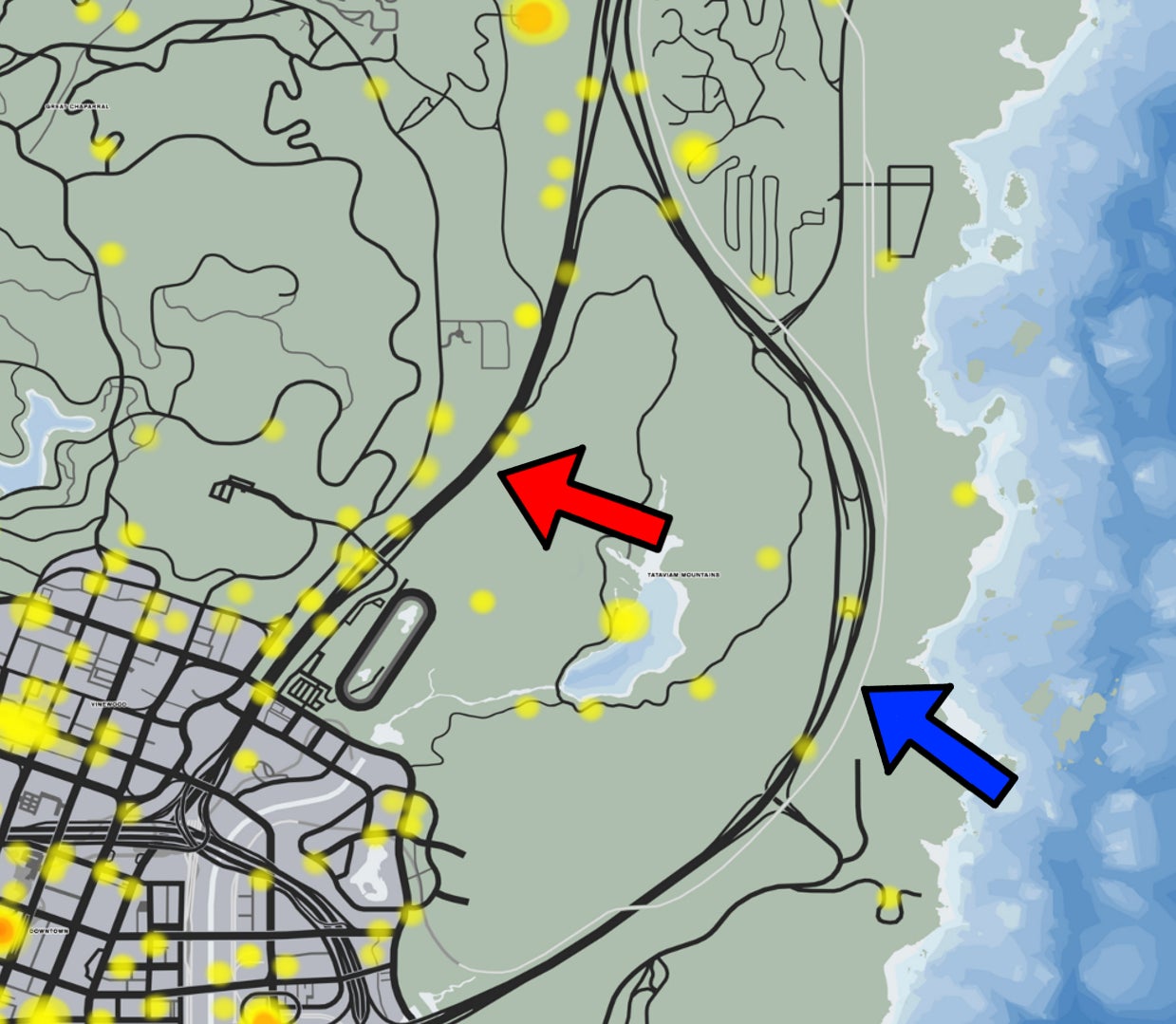 Heist Map Updates In Single Player Gta V Map 9gtamodscom Pacific