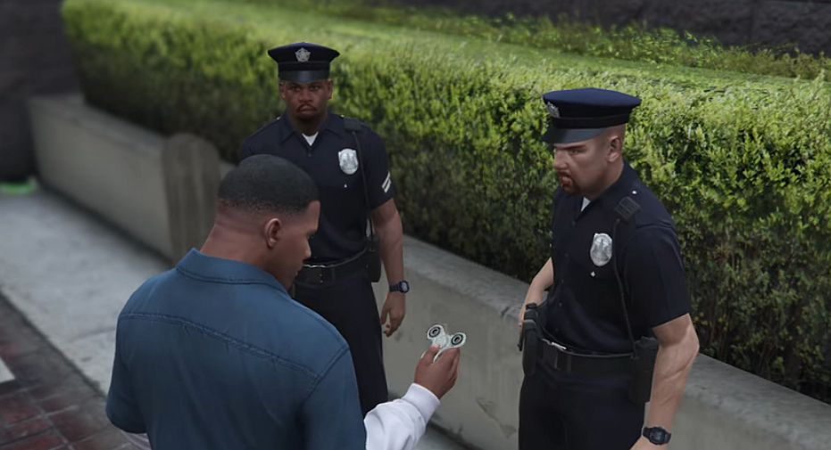 Use this fidget spinner mod in GTA 5 and get busted by the cops | VG247