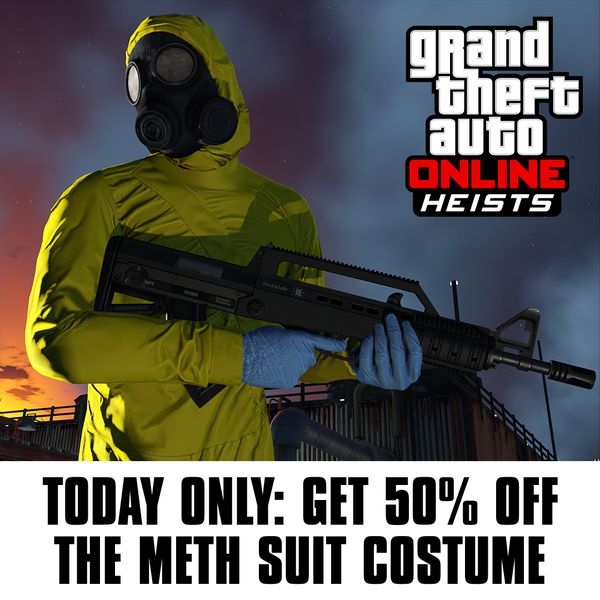 Take 50% off the meth suit in GTA Online today only | VG247