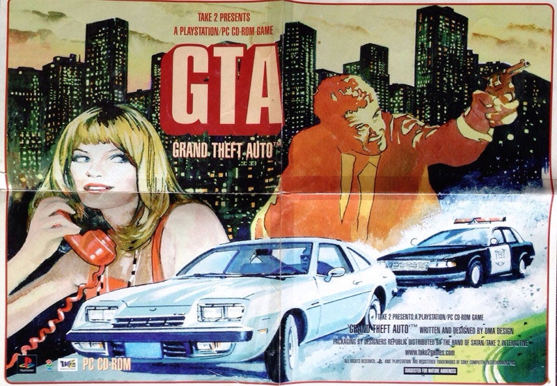 Remember the original GTA poster? It was pretty cool | VG247
