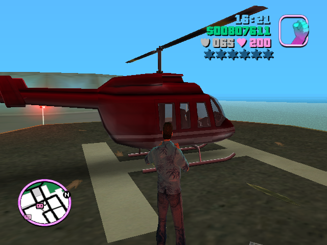 Gta Vice City Mapa De Helicopteros