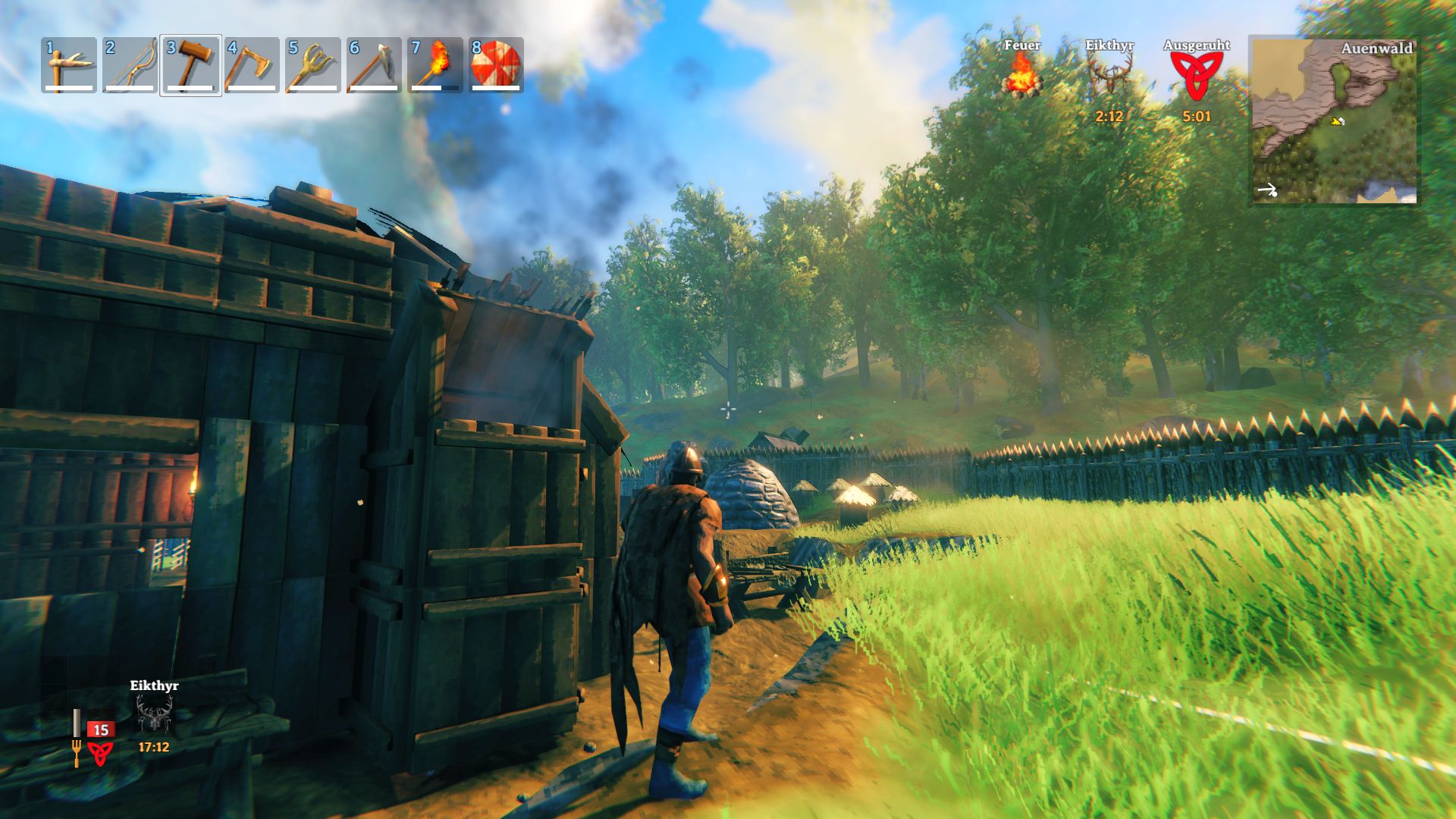 Valheim: Wände, Dach, Schornstein, Haus kaputt (Zerfall und Abnutzung ...