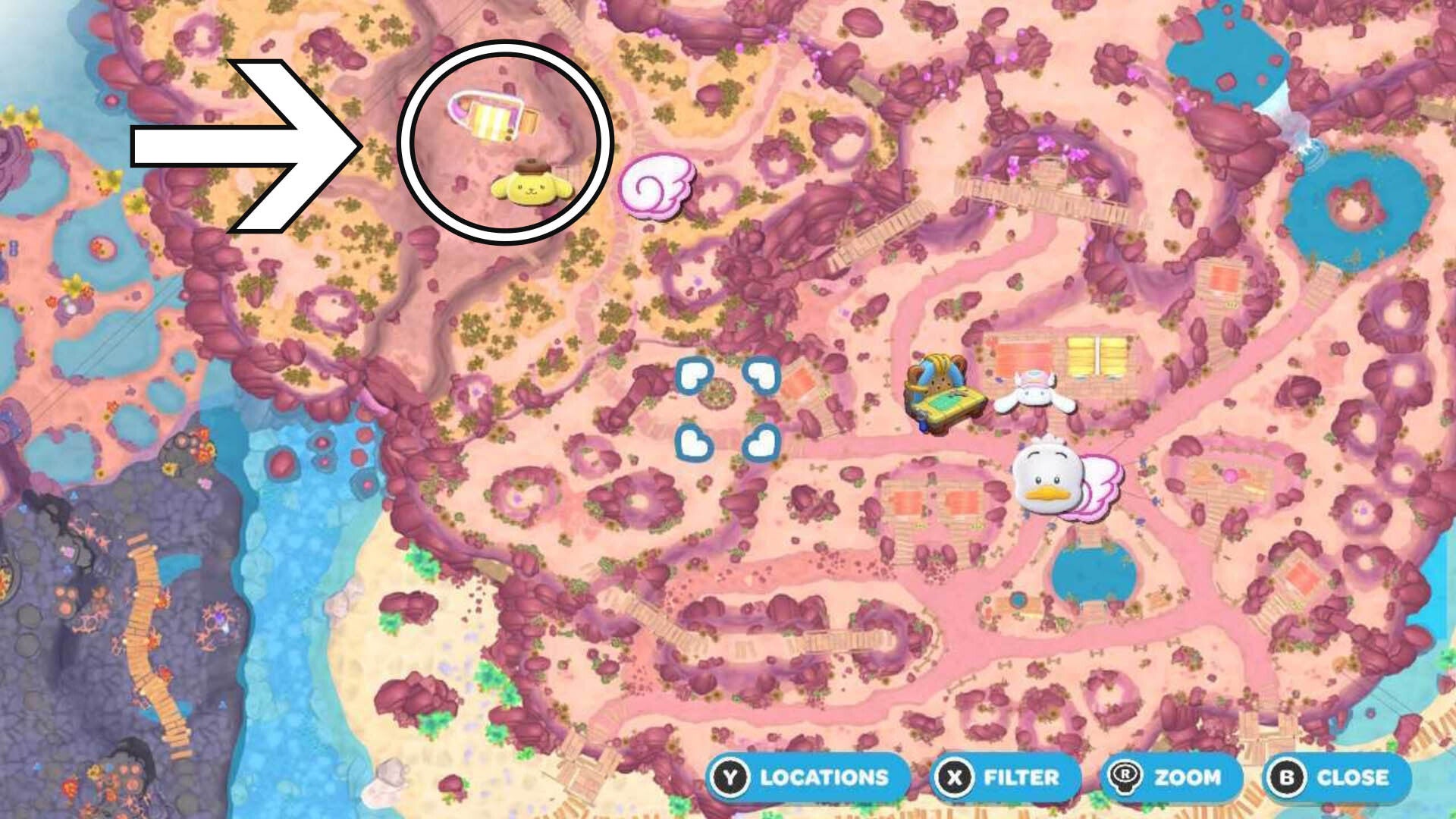 Hello Kitty Map