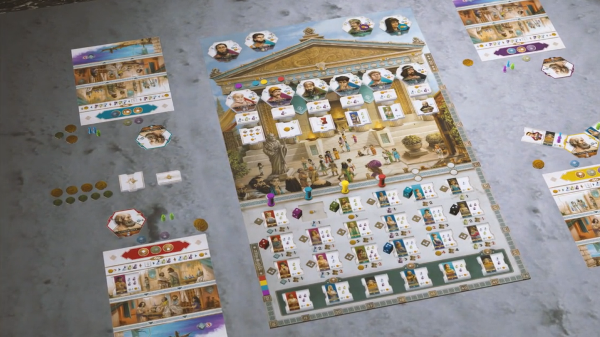Administer aid to ancient Grecians in competitive board game ...