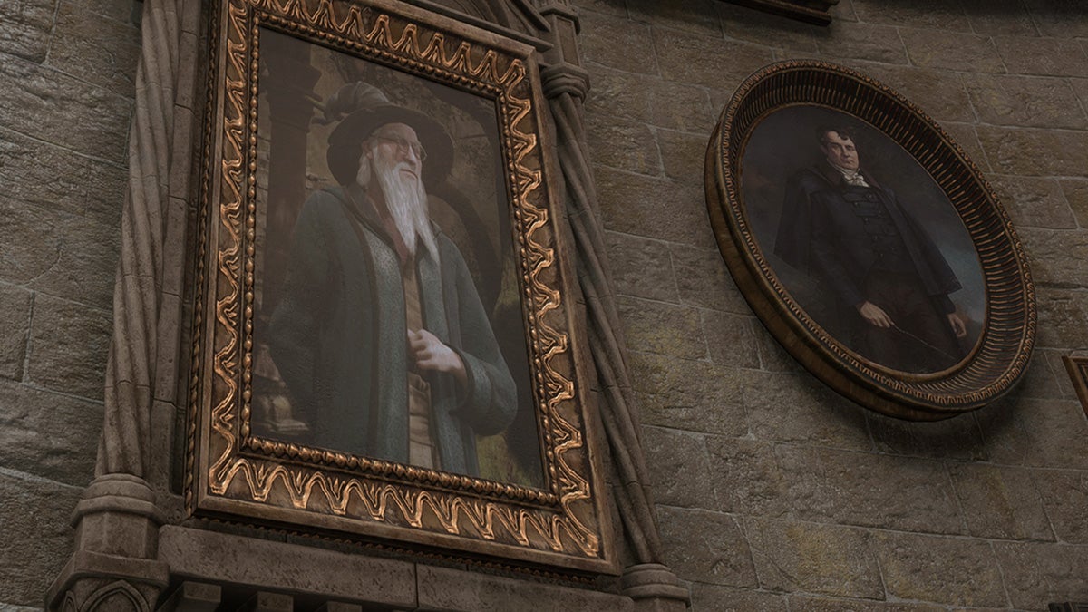 W Hogwarts Legacy ukryto portret oddający hołd filmowemu Dumbledore’owi ...