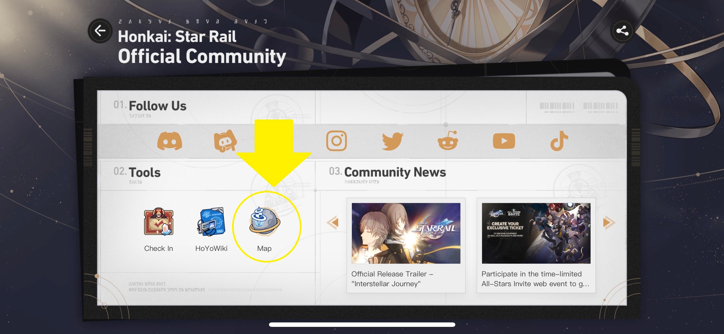 How to access the Honkai Star Rail interactive map in-game | VG247