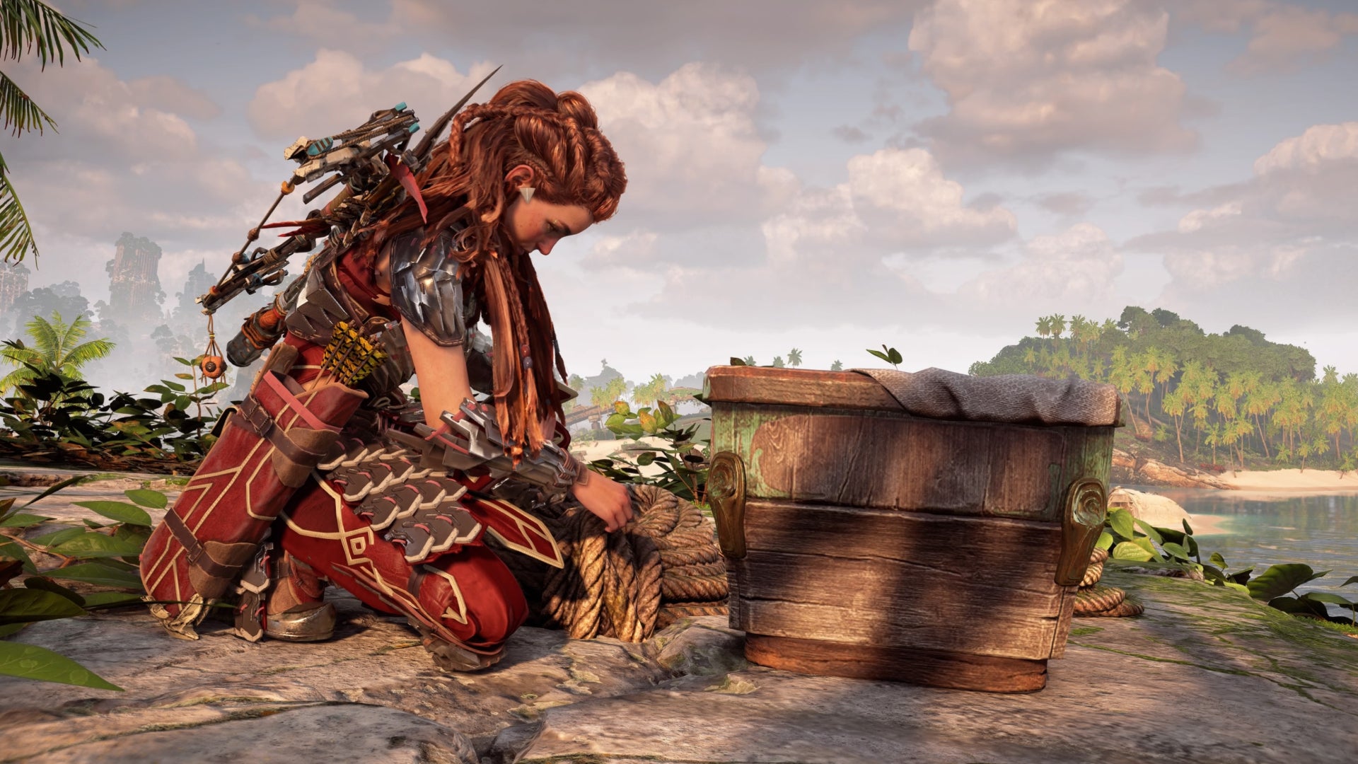 Horizon Forbidden West Burning Shores The Splinter Within walkthrough ...