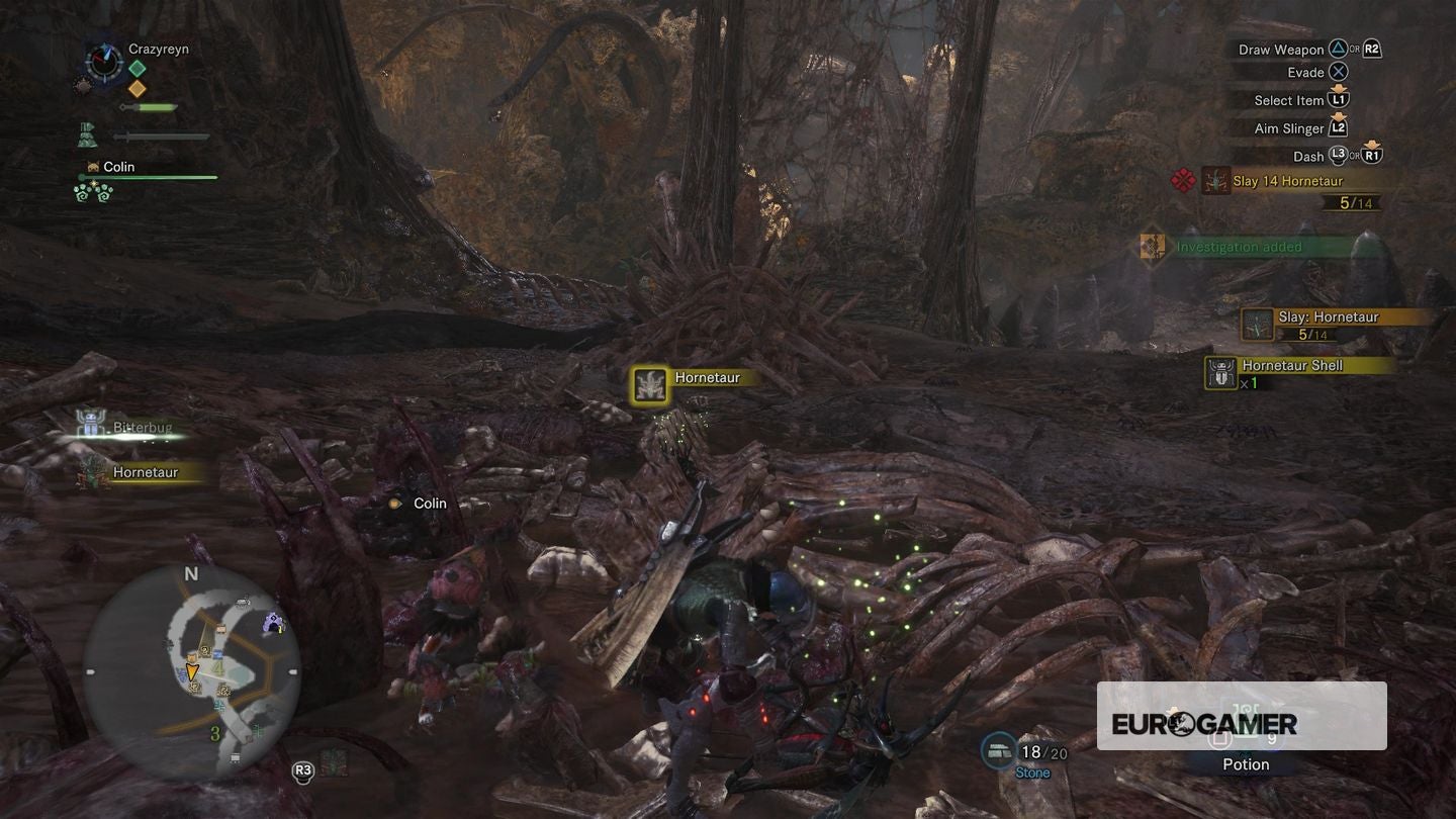 Monster Hunter World - Hornetaur location and how to get Hornetaur ...