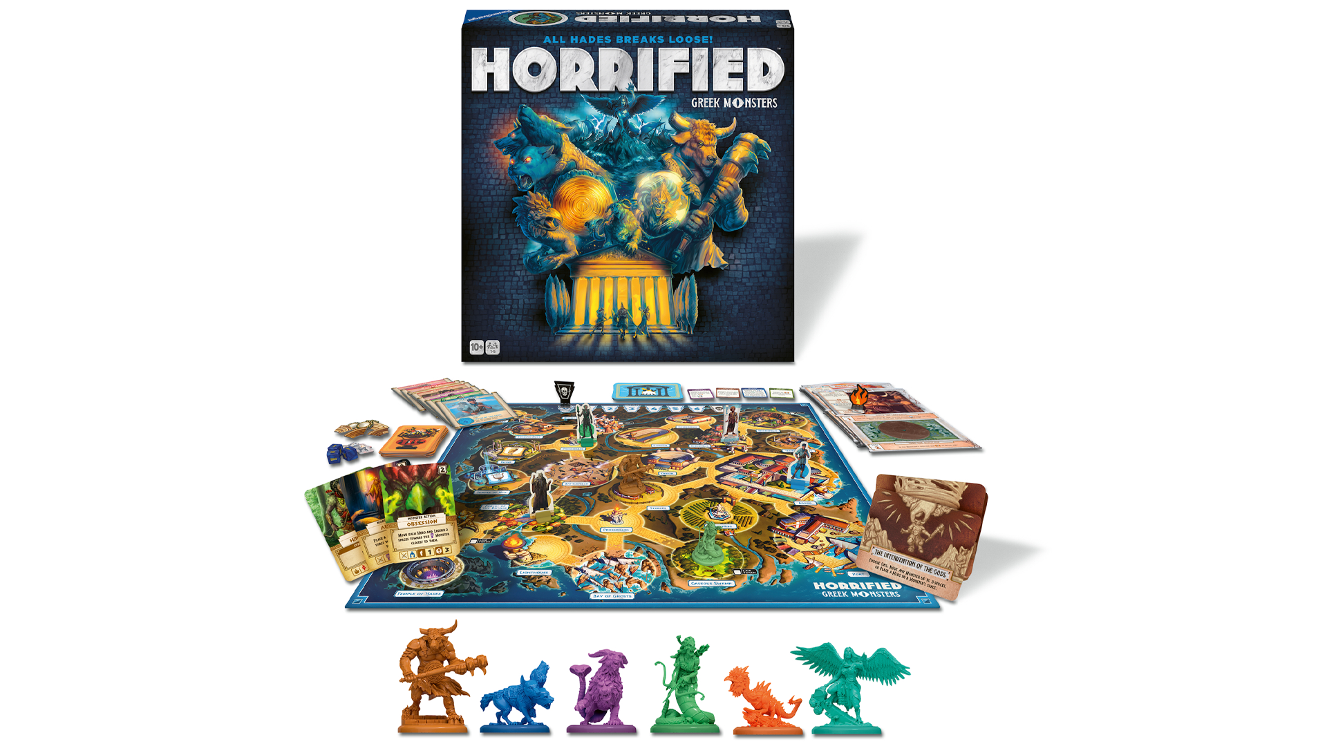 Horrified: Greek Monsters is basically a horror-themed Hades board game ...