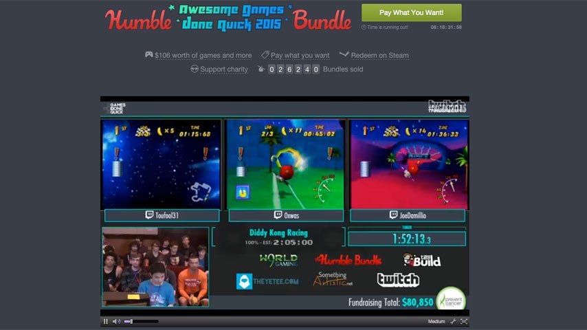 Humble Bundle teams up with speedrunning charity marathon | VG247