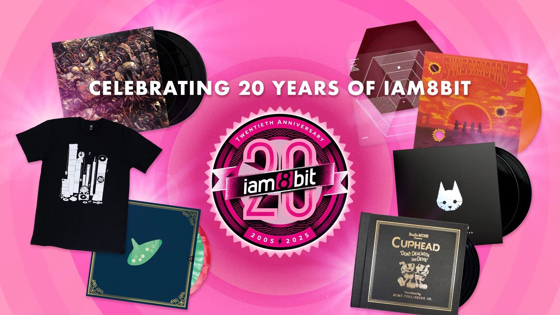 iam8bit feiert 20 Jahre Gaming-Kultur mit exklusiver Vinyl-Kollektion ...