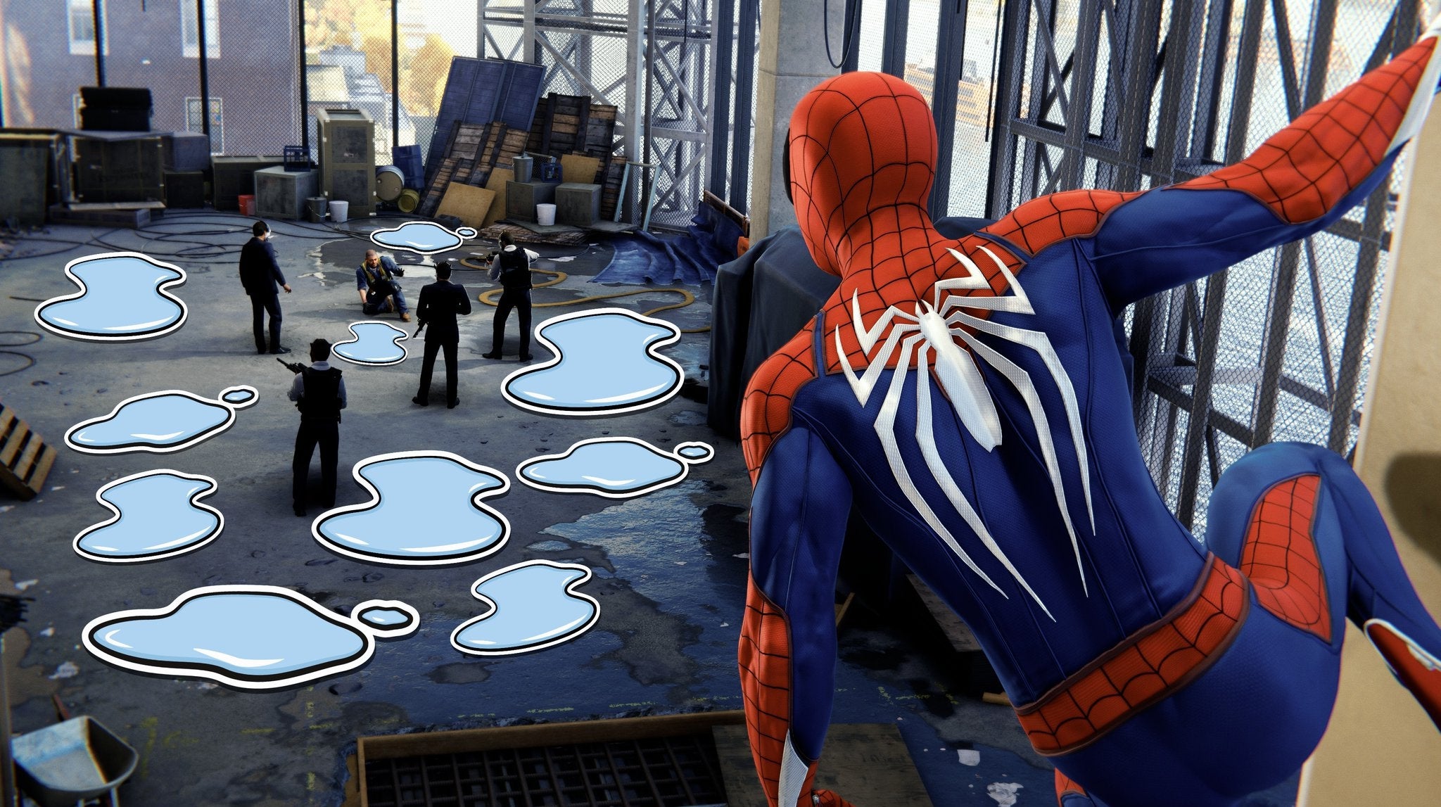 Insomniac has the last laugh on Spider-Man PS4 "puddlegate" | Eurogamer.net
