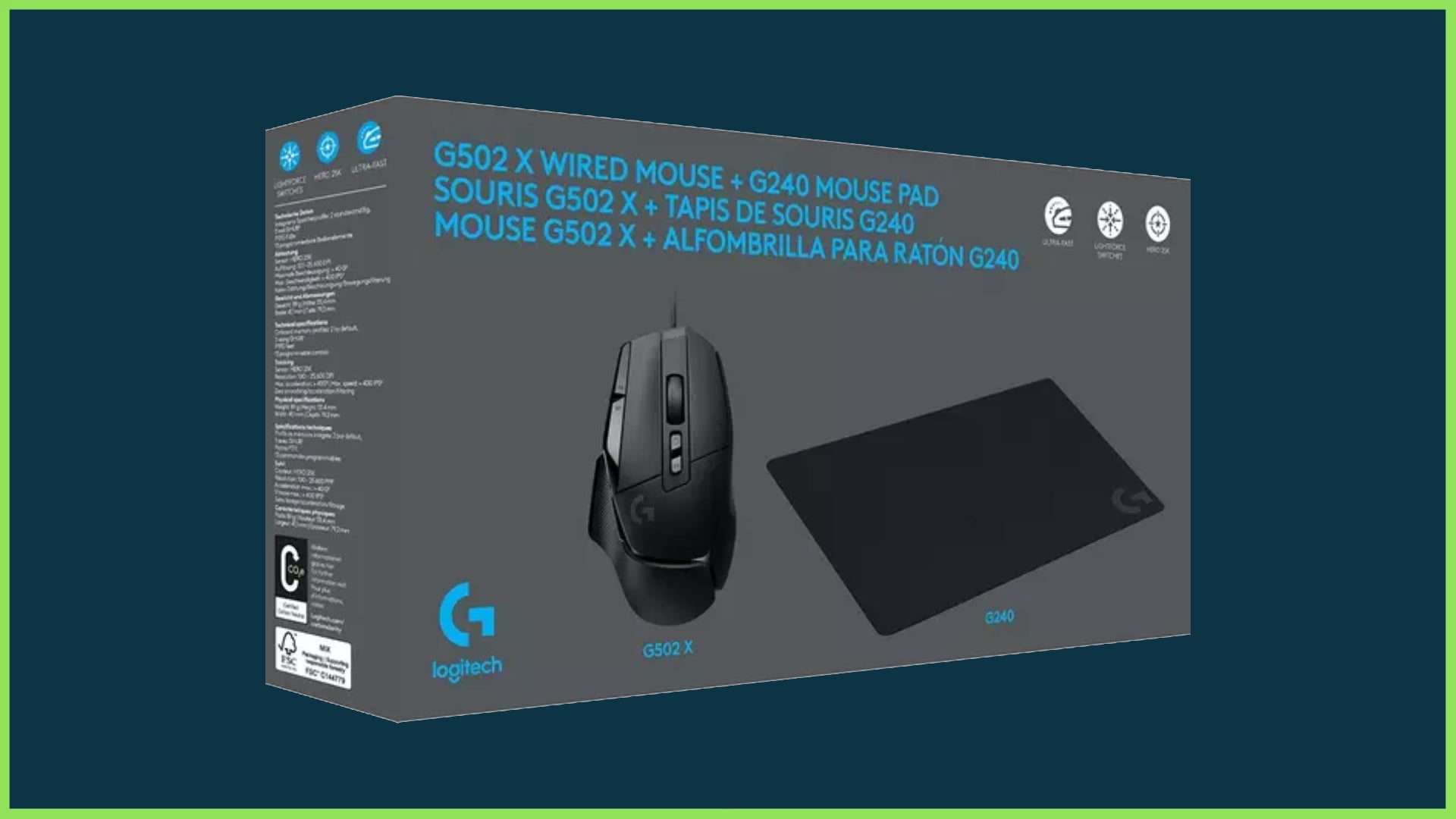 This Logitech G502 X and mouse pad combo is a bargain with 44% off ...