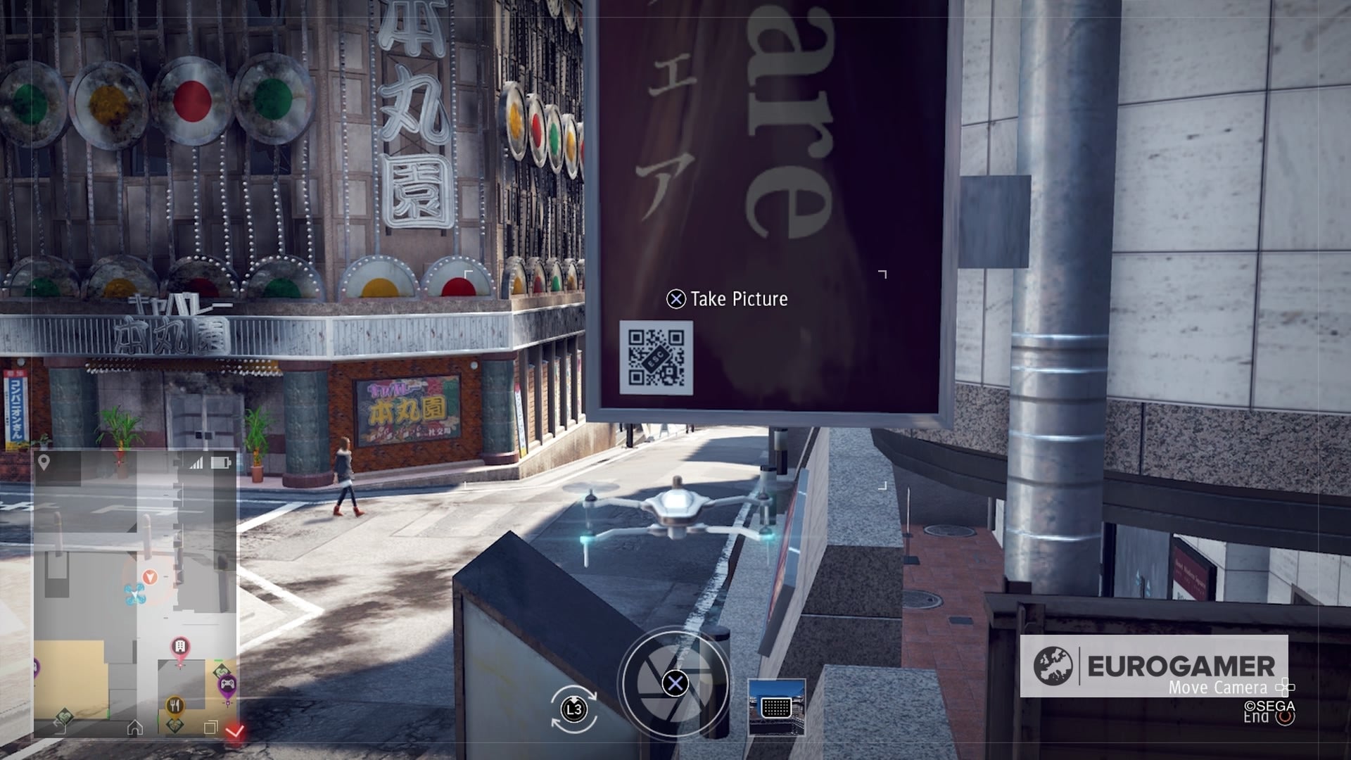 Judgment QR code locations to upgrade Drone Parts explained | Eurogamer.net