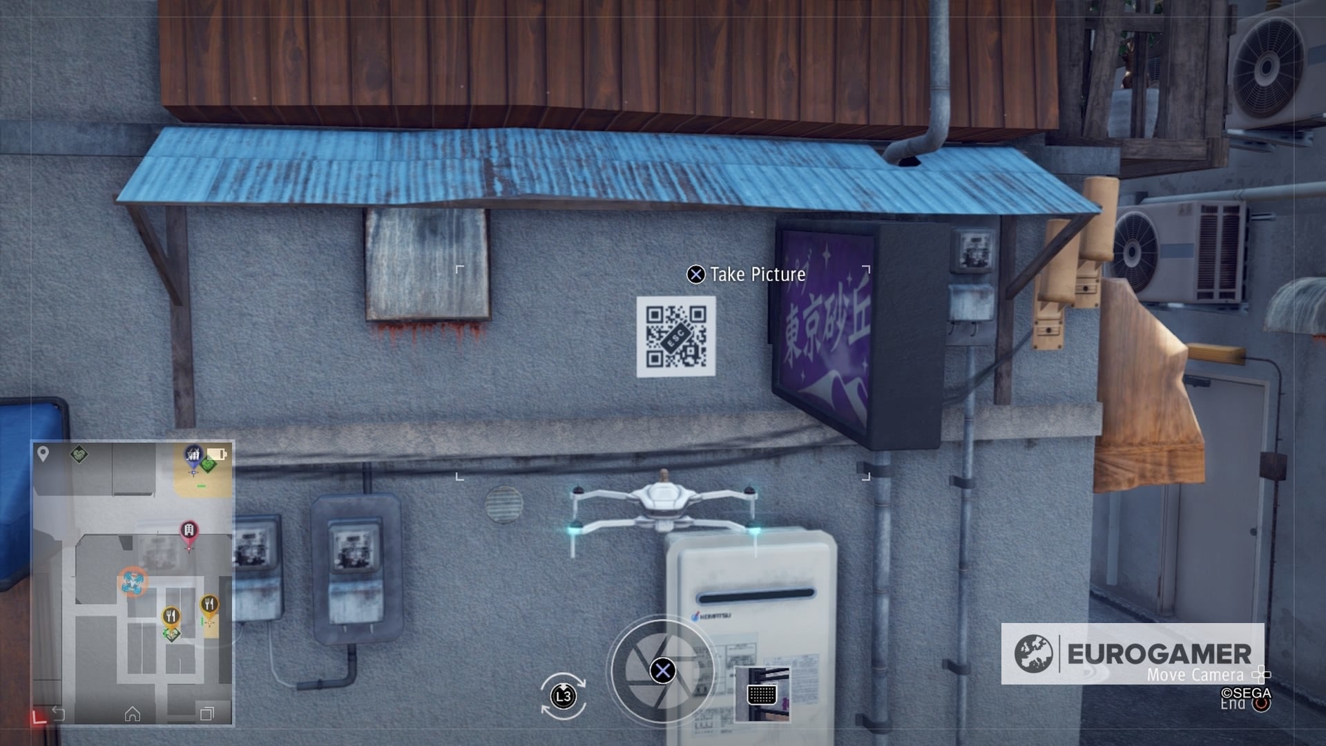 Judgment QR code locations to upgrade Drone Parts explained | Eurogamer.net