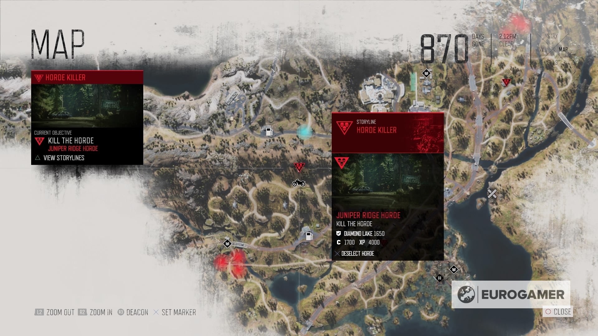 Days Gone Horde locations list, maps and tips to take down a Horde ...