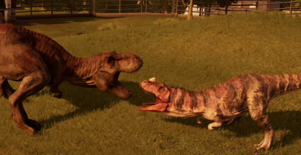Jurassic Park T Rex Versus Velociraptor