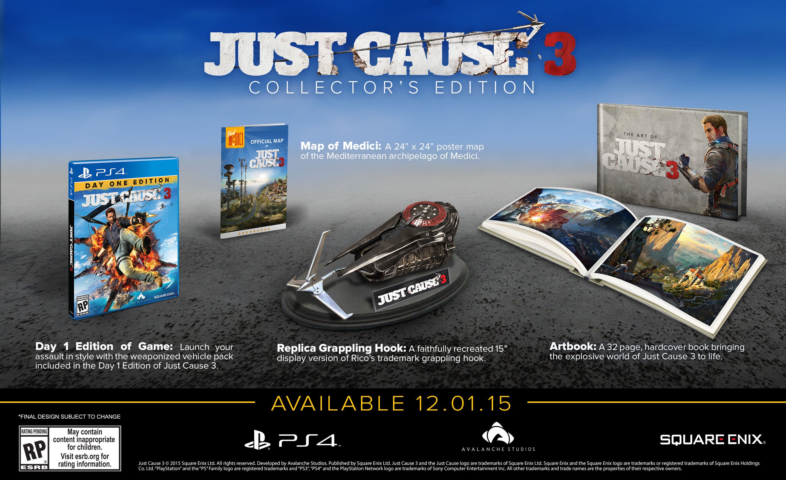 You voted on the contents of Just Cause 3’s Collector’s Edition, and ...
