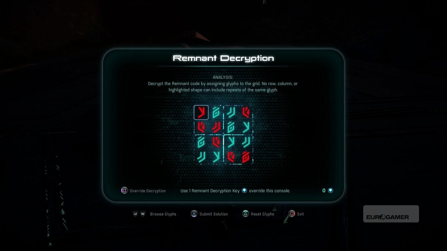 Mass Effect Andromeda - Remnant Decryption puzzle solutions, all ...