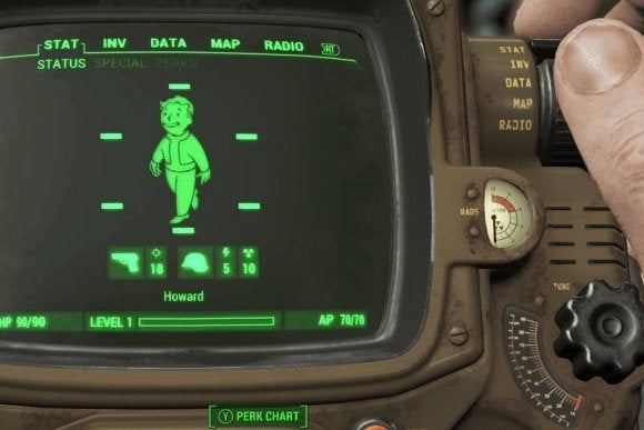 Fondo De Pantalla De Pip Boy Para Pc Pipboy Wallpaper