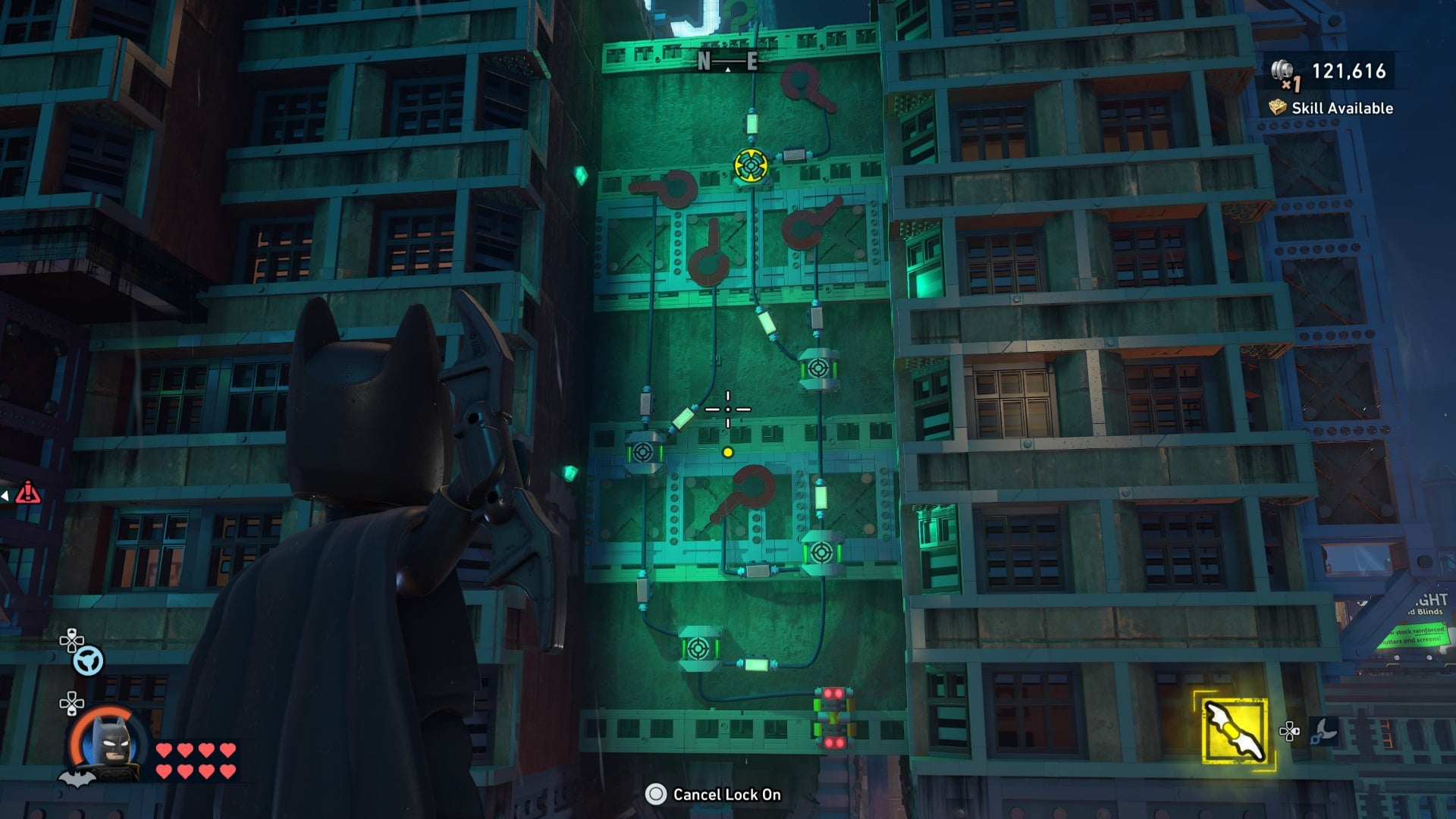 Old Gotham North Riddler puzzle solutions in Lego Batman Legacy of the ...