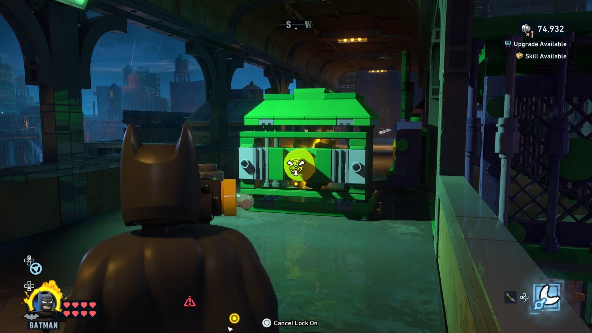 Old Gotham West Riddler puzzle solutions in Lego Batman Legacy of the ...