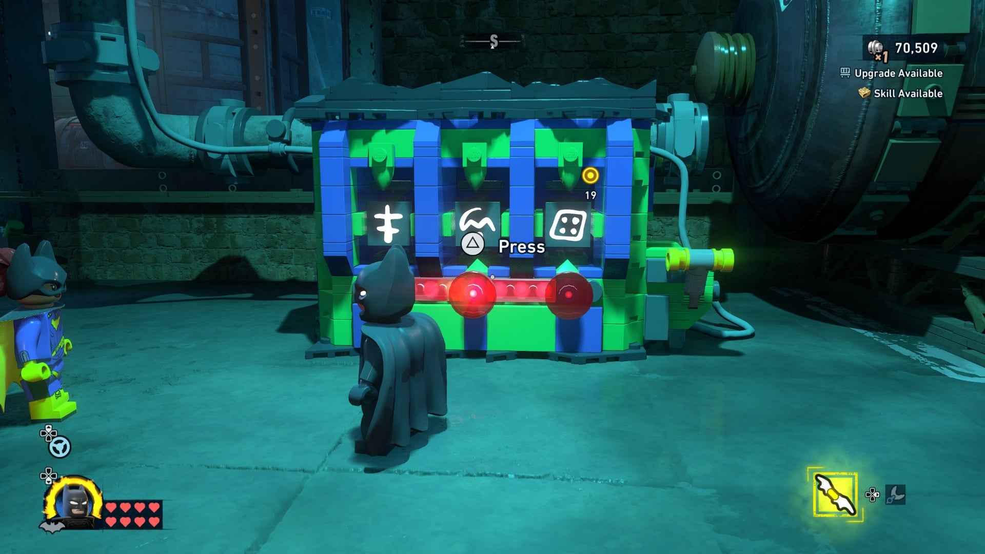 Cauldron South Riddler puzzle solutions in Lego Batman Legacy of the ...