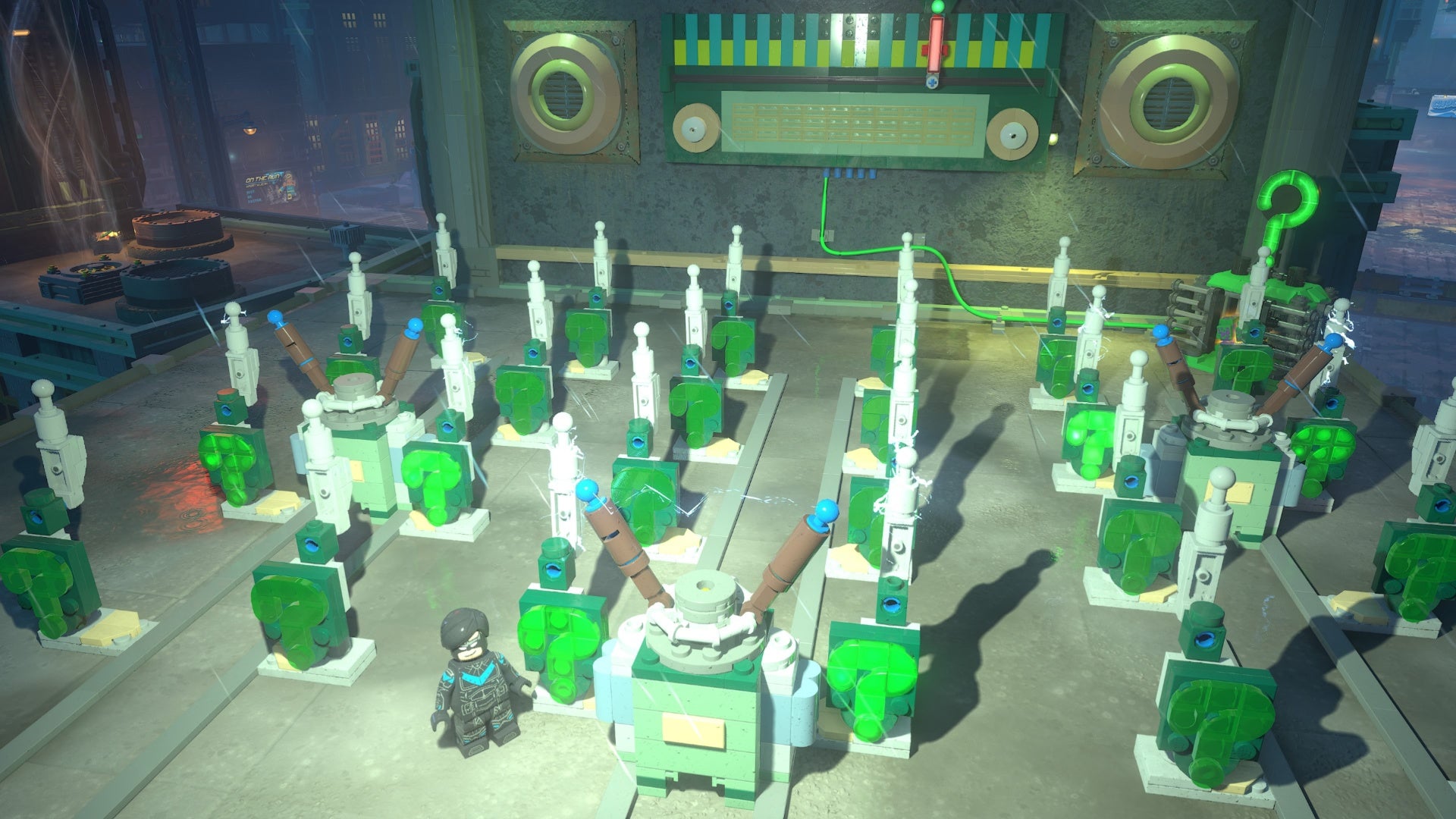 Old Gotham South Riddler puzzle solutions in Lego Batman Legacy of the ...