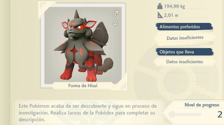 Leyendas Pokémon: Arceus - Pokédex de Hisui: Todos los Pokémon de la ...