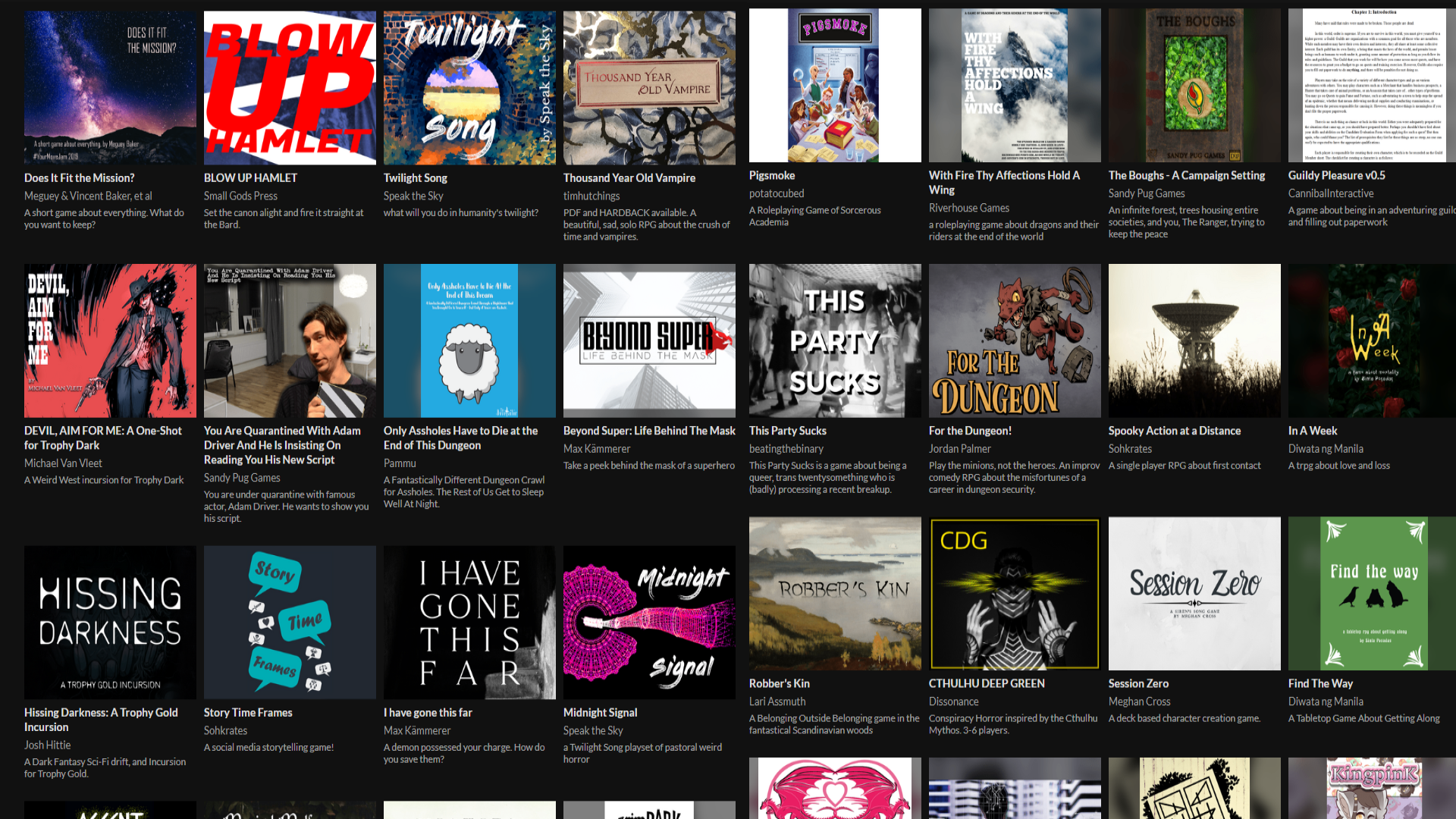 Grab 60+ indie RPGs on Itch.io and help designers create better-looking ...