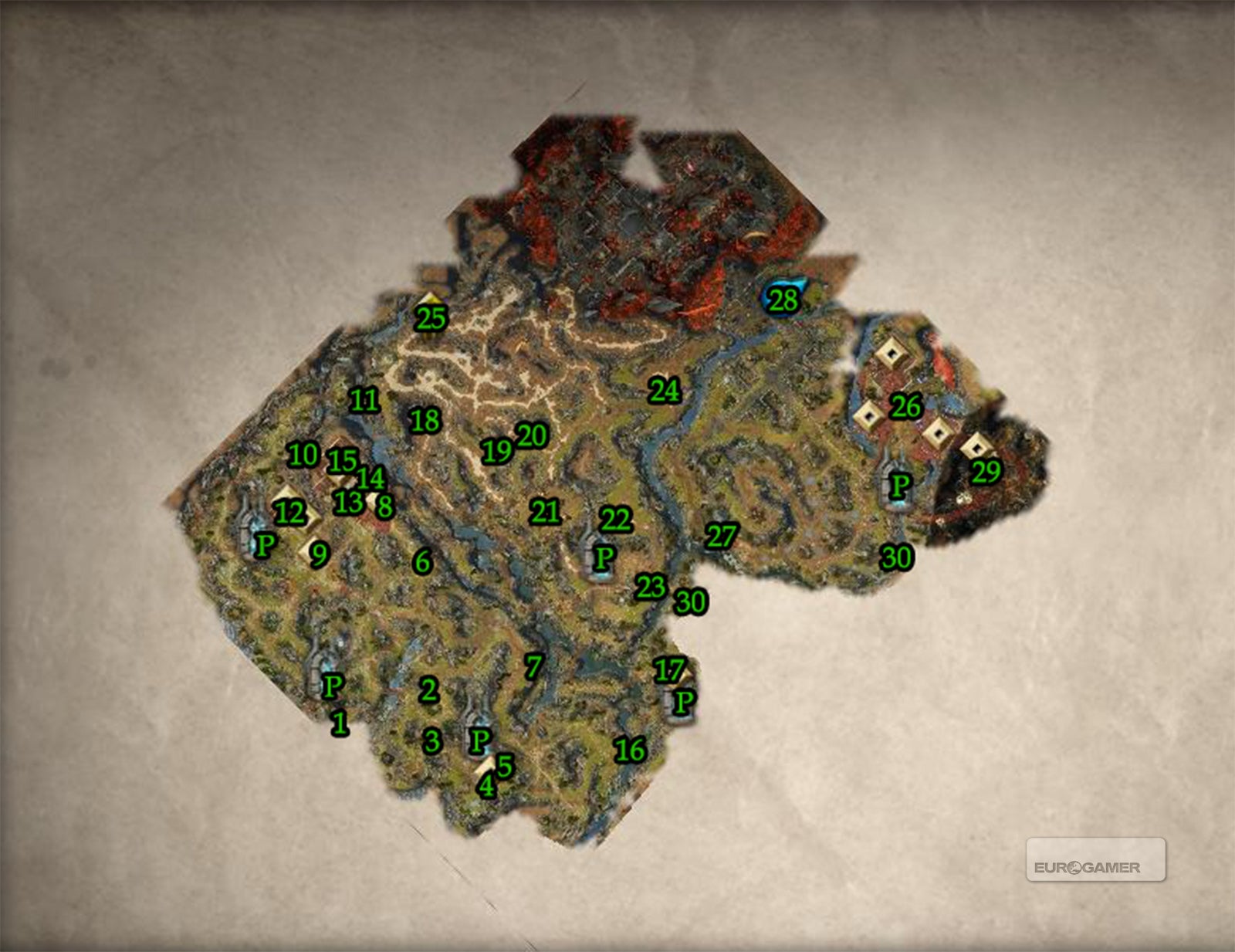 Divinity: Grzech Pierworodny - Luculla Forest i Silverglen: Mapa ...