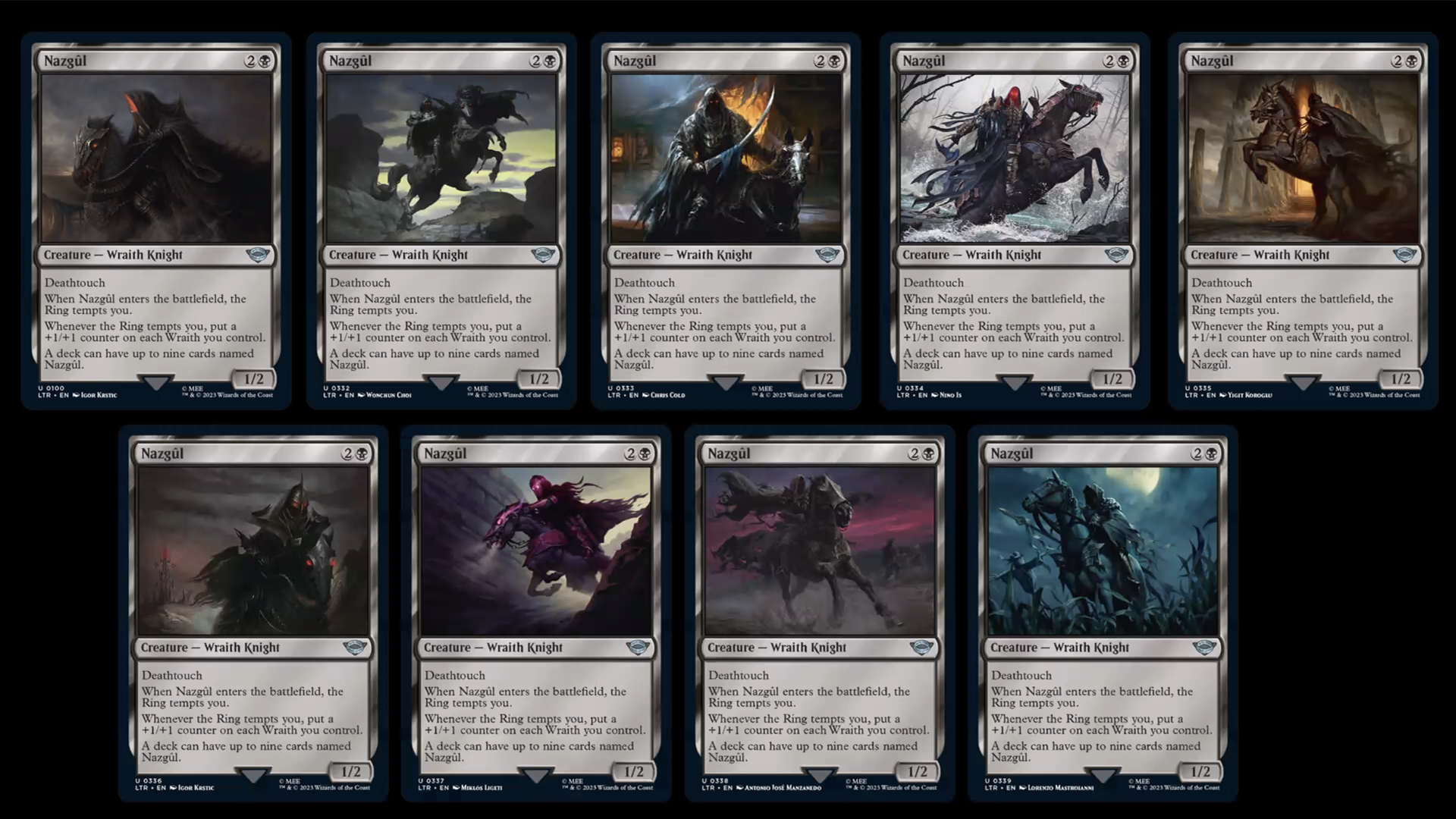 Magic: The Gathering’s Lord of the Rings set has nine different Nazgûl ...