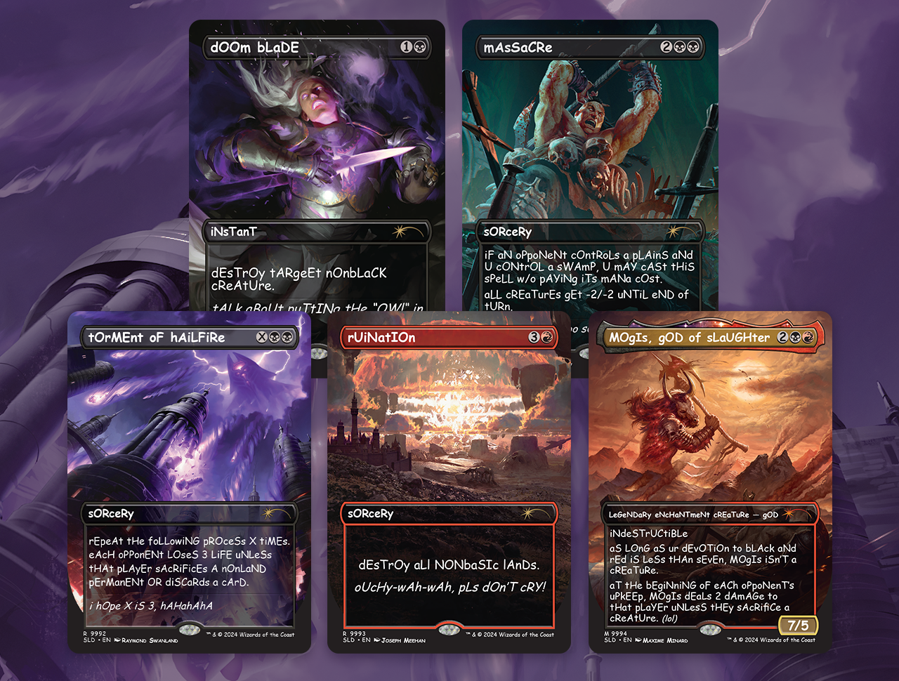 Magic: The Gathering’s Comic Sans-laden Secret Lair misses the humour ...