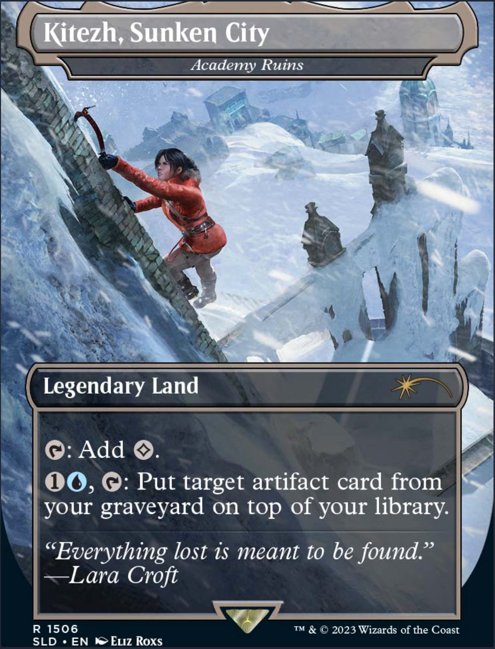 Tomb Raider and MTG crossover includes an all-new Lara Croft commander ...