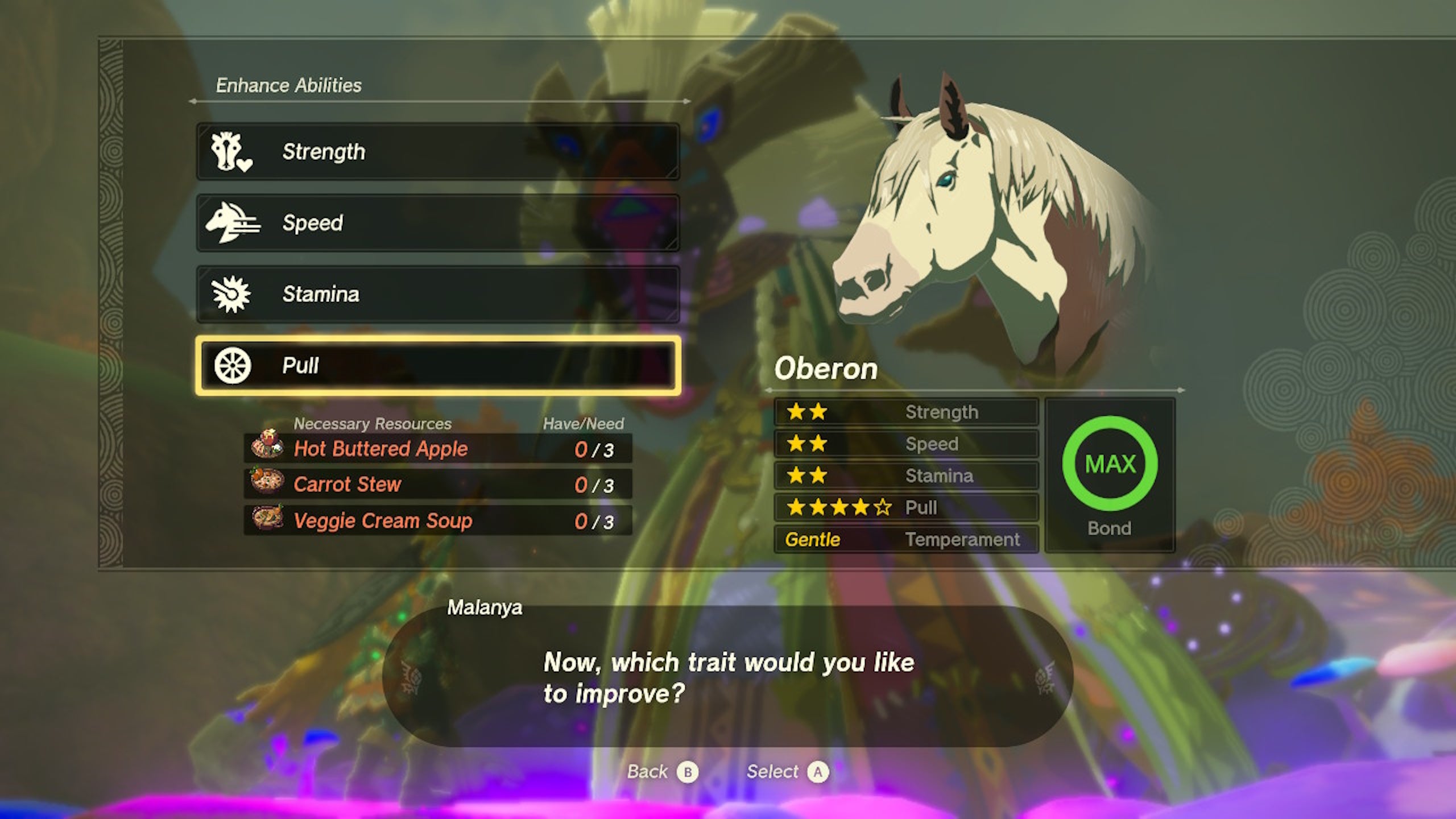 Zelda Tears of the Kingdom: Malanya the Horse God location and recipes ...