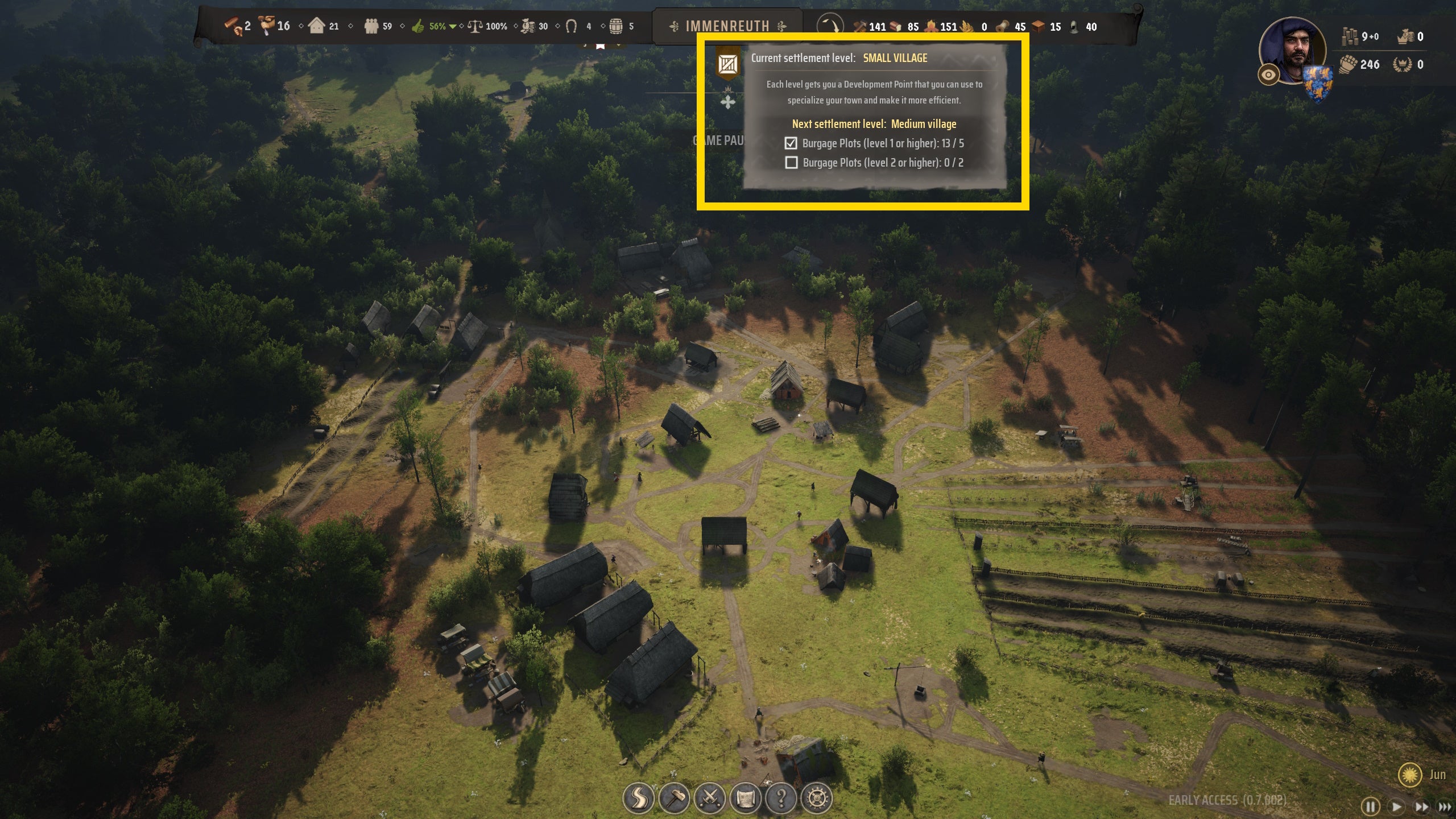 Manor Lords: How to raise settlement level | VG247