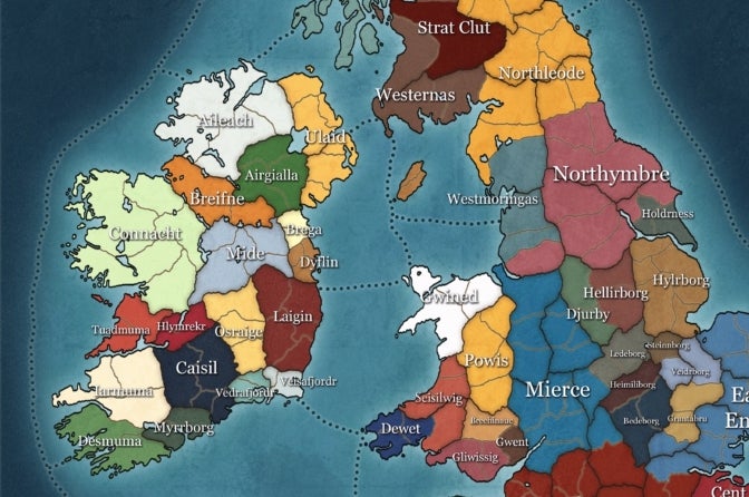 Mapa a provincie z Total War: Thrones of Britannia | Eurogamer.cz
