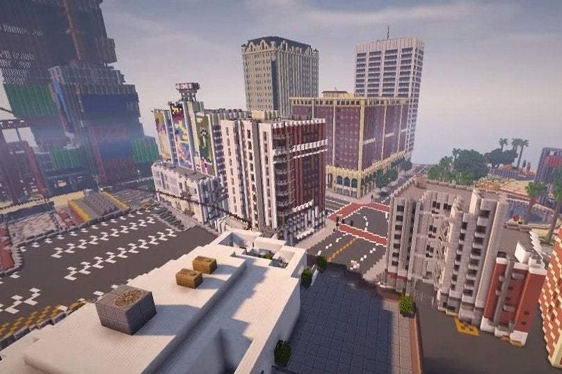 Mapa de GTA V está a ser recriado em Minecraft | Eurogamer.pt