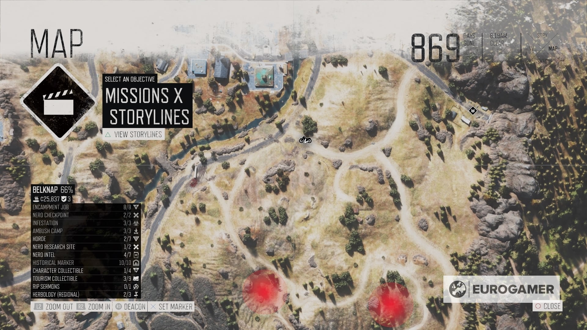 Days Gone Horde locations list, maps and tips to take down a Horde ...