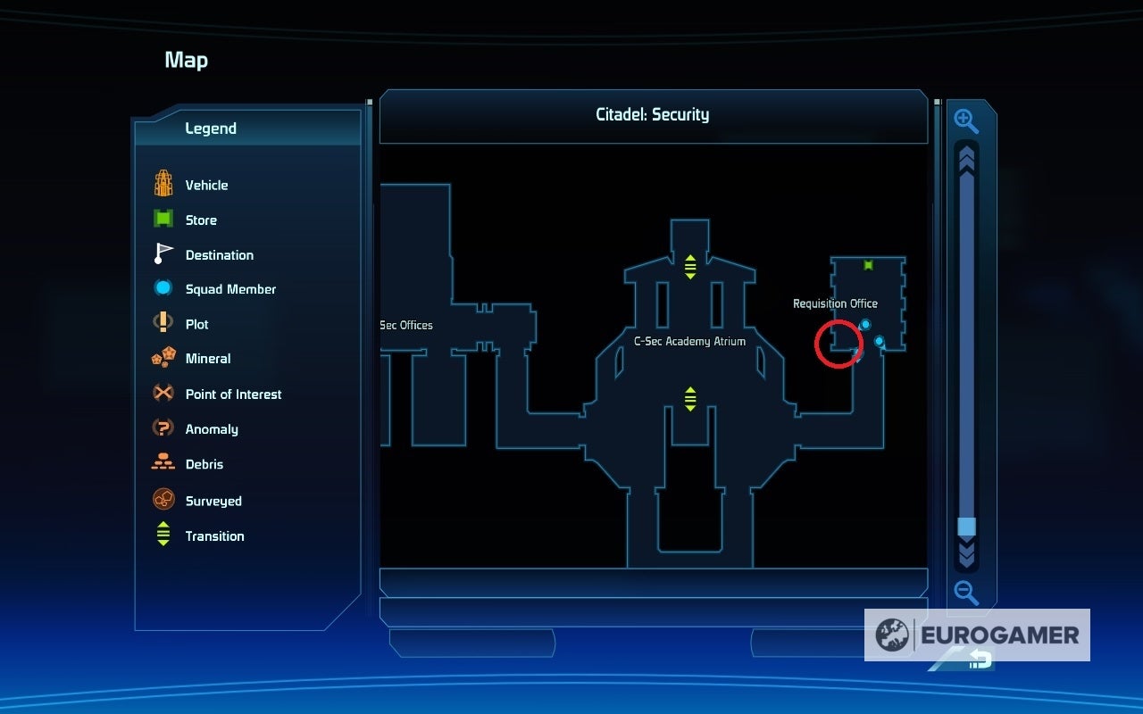 Mass Effect - Keeper locations: How to complete the Citadel: Scan the ...