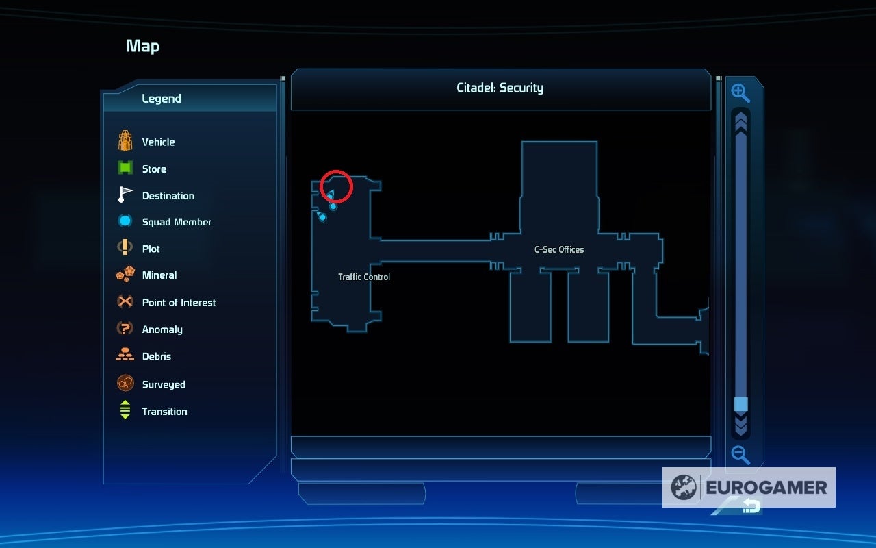 Mass Effect - Keeper locations: How to complete the Citadel: Scan the ...