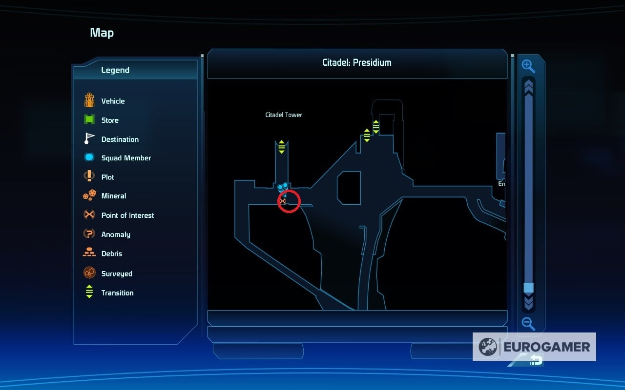 Mass Effect - Keeper locations: How to complete the Citadel: Scan the ...