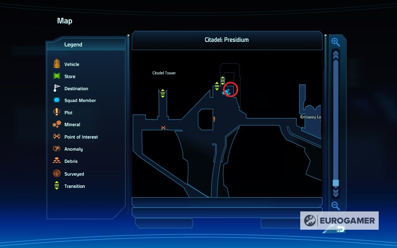 Mass Effect - Keeper locations: How to complete the Citadel: Scan the ...