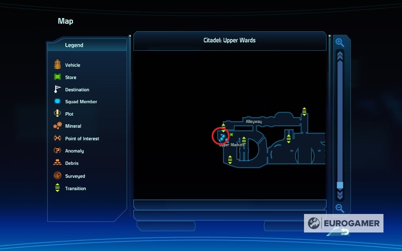 Mass Effect - Keeper locations: How to complete the Citadel: Scan the ...