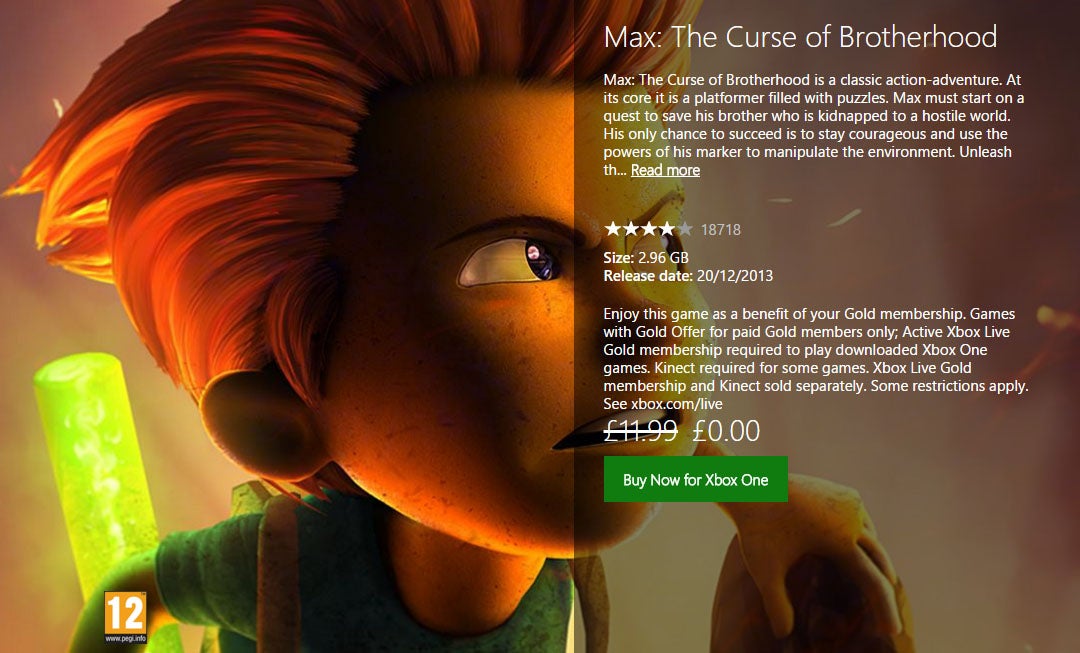 Max The Curse of Brotherhood unexpectedly free for Xbox Live Gold subscribers Eurogamer