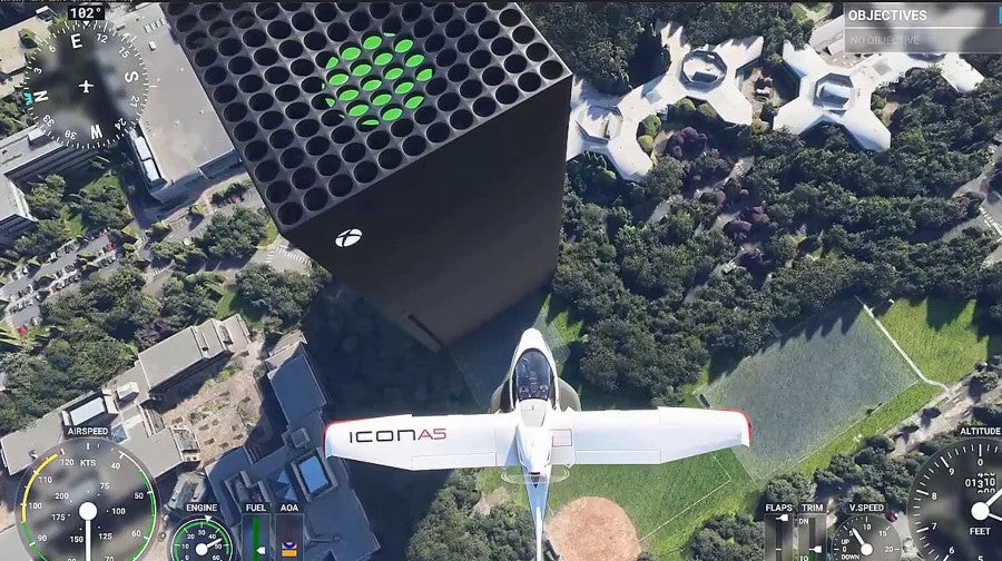 Xbox Series X w Microsoft Flight Simulator - dzieło fana | Eurogamer.pl