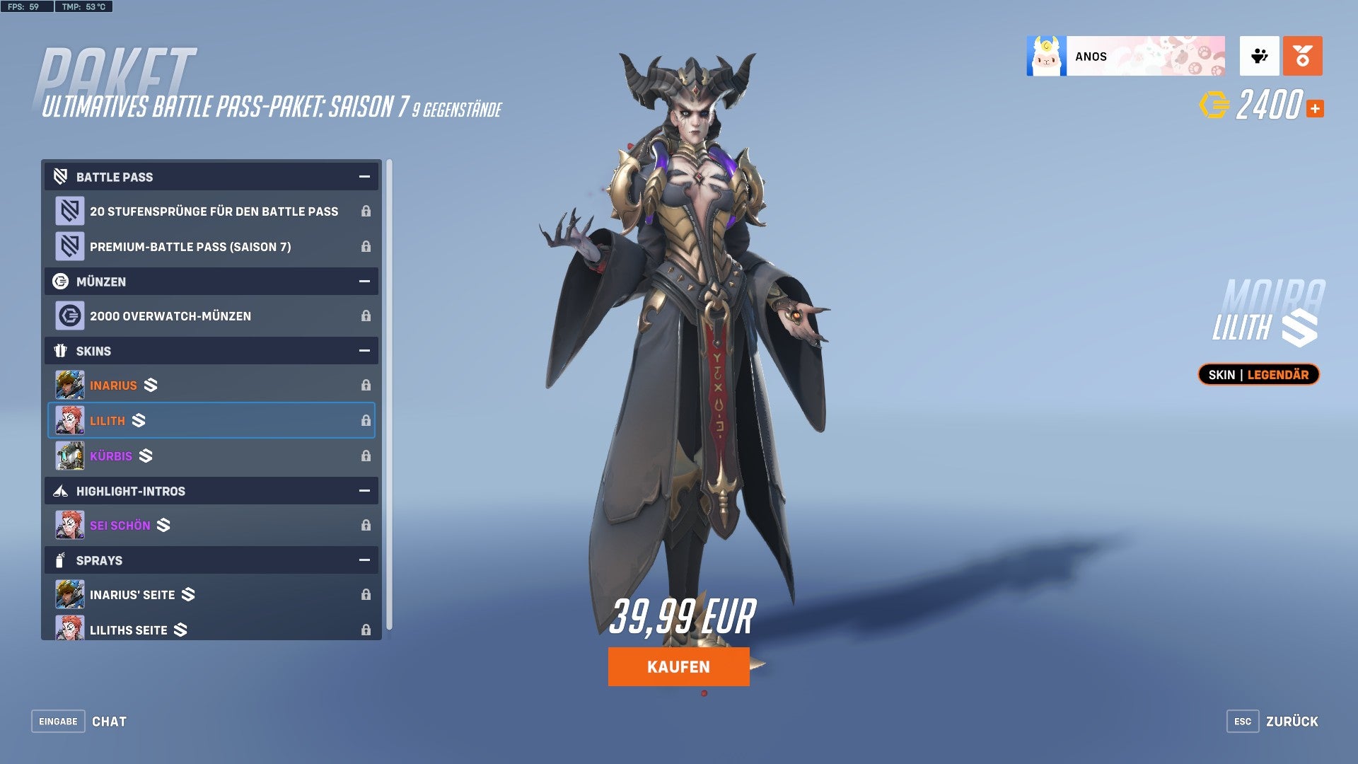 Overwatch 2 macht es schon wieder: Lilith-Skin für Moira gibt es nur in ...
